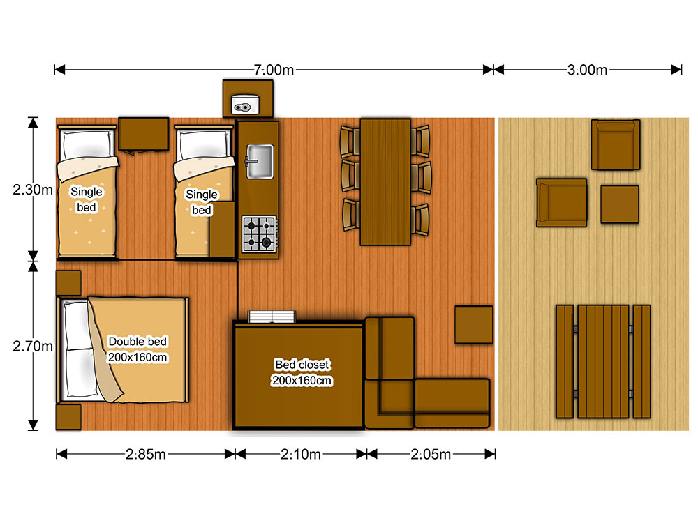 Premium Woody Safari Tents, affordable and a great return on your money